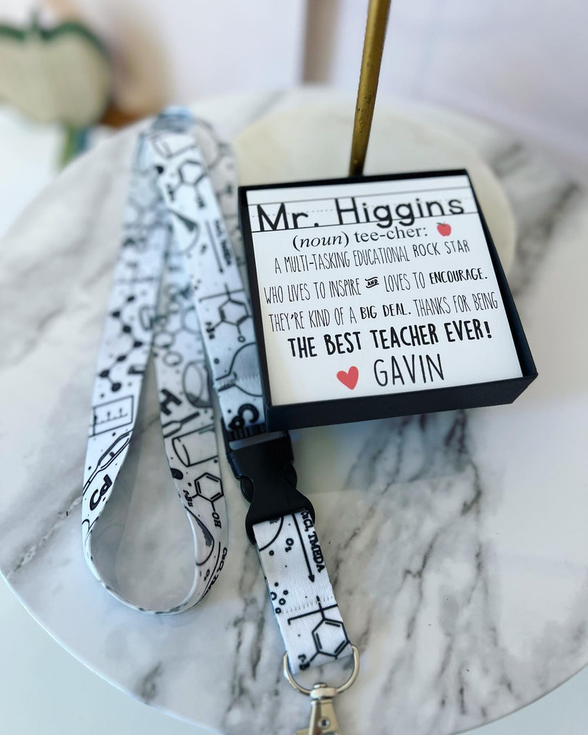 Science/Math Lanyard Gift Teacher Appreciation Gift – Love Leigh Gift Co.