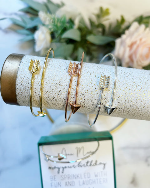 Arrow Bangle Best Friend Gift – Love Leigh Gift Co.