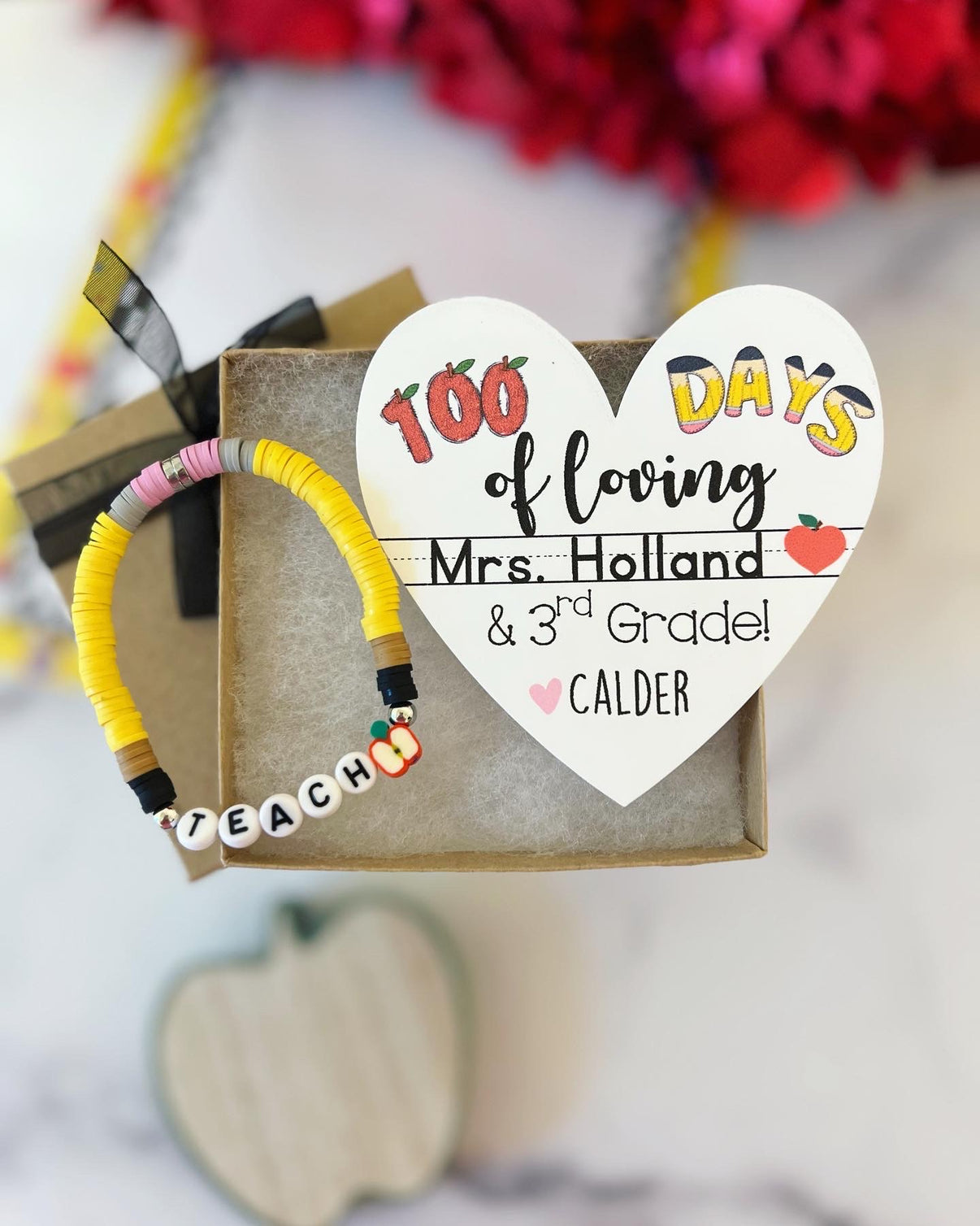 100th Day of School Teacher Appreciation Gift – Love Leigh Gift Co.