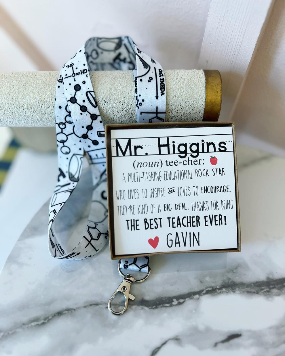 Science/Math Lanyard Gift Teacher Appreciation Gift – Love Leigh Gift Co.