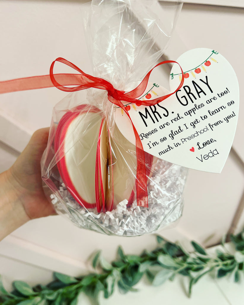 First Day of School Teacher gift! Apple Notepad! – Love Leigh Gift Co.
