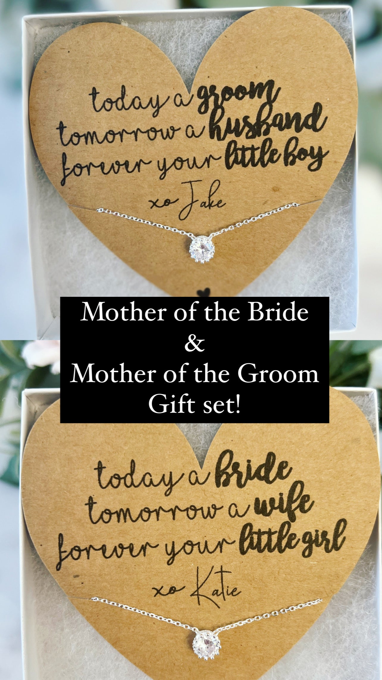 Mother of the Bride AND Groom Gift Set – Love Leigh Gift Co.