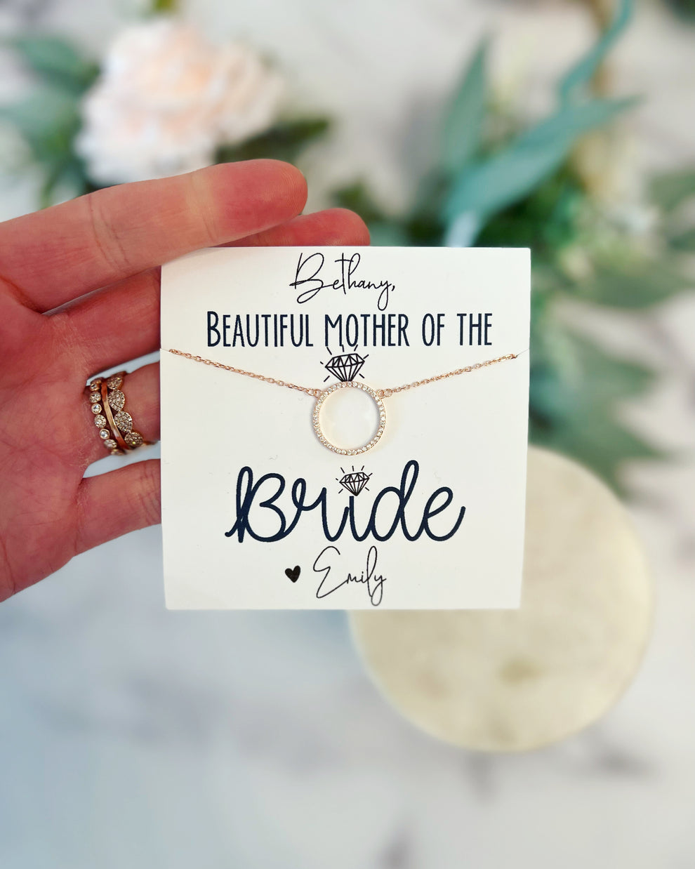 Mother of the Bride Necklace – Love Leigh Gift Co.