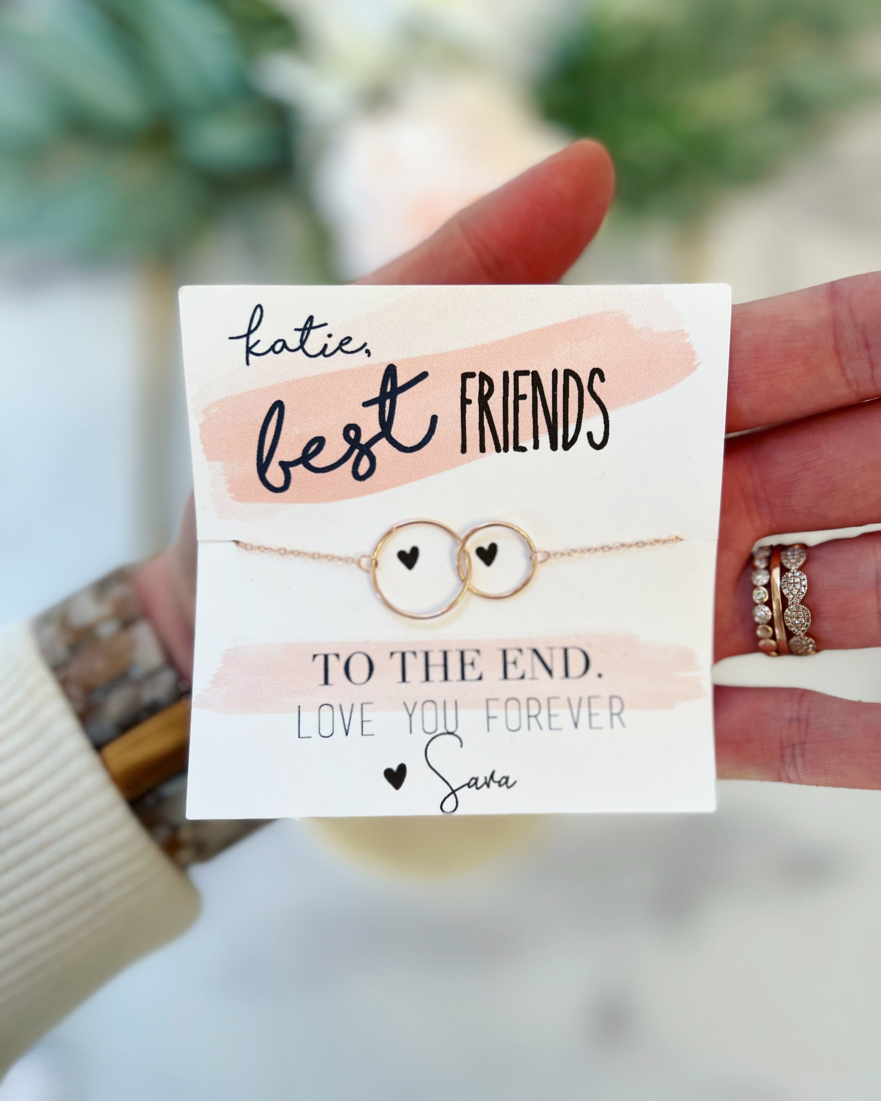 Best Friend Infinity Necklace – Love Leigh Gift Co.