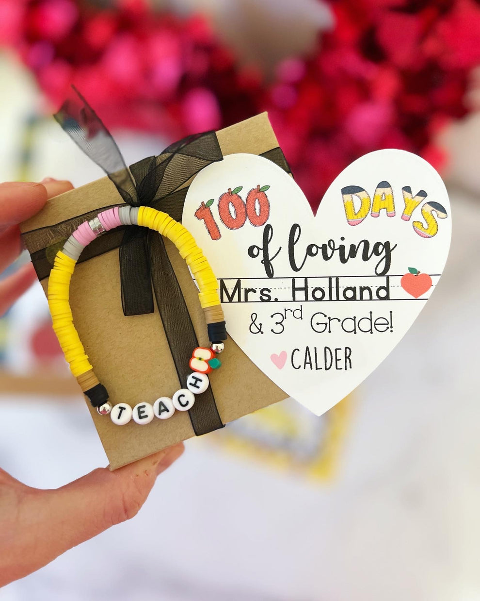 100th Day of School Teacher Appreciation Gift – Love Leigh Gift Co.