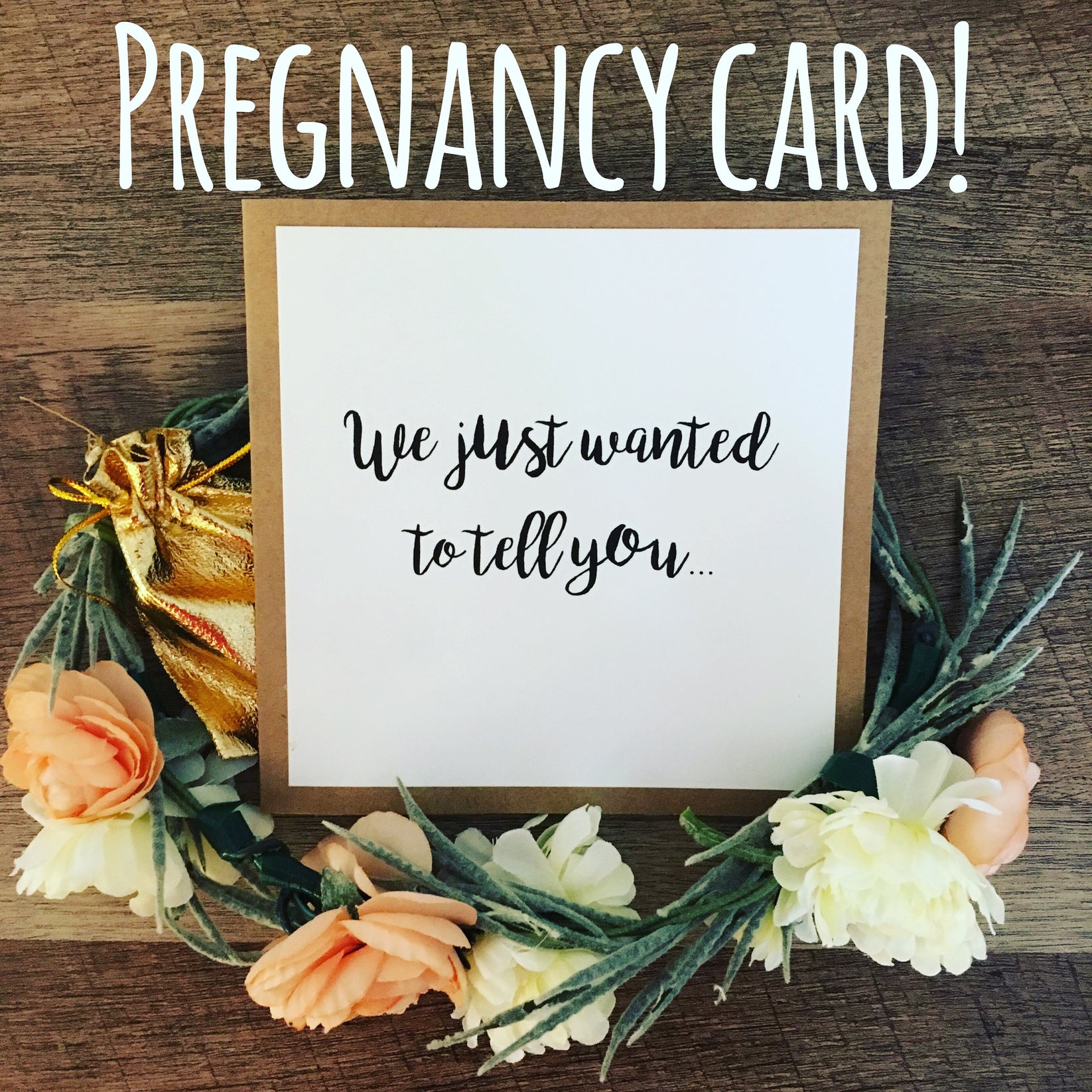 Pregnancy Card! Surprise Your Parents and Family – Love Leigh Gift Co.
