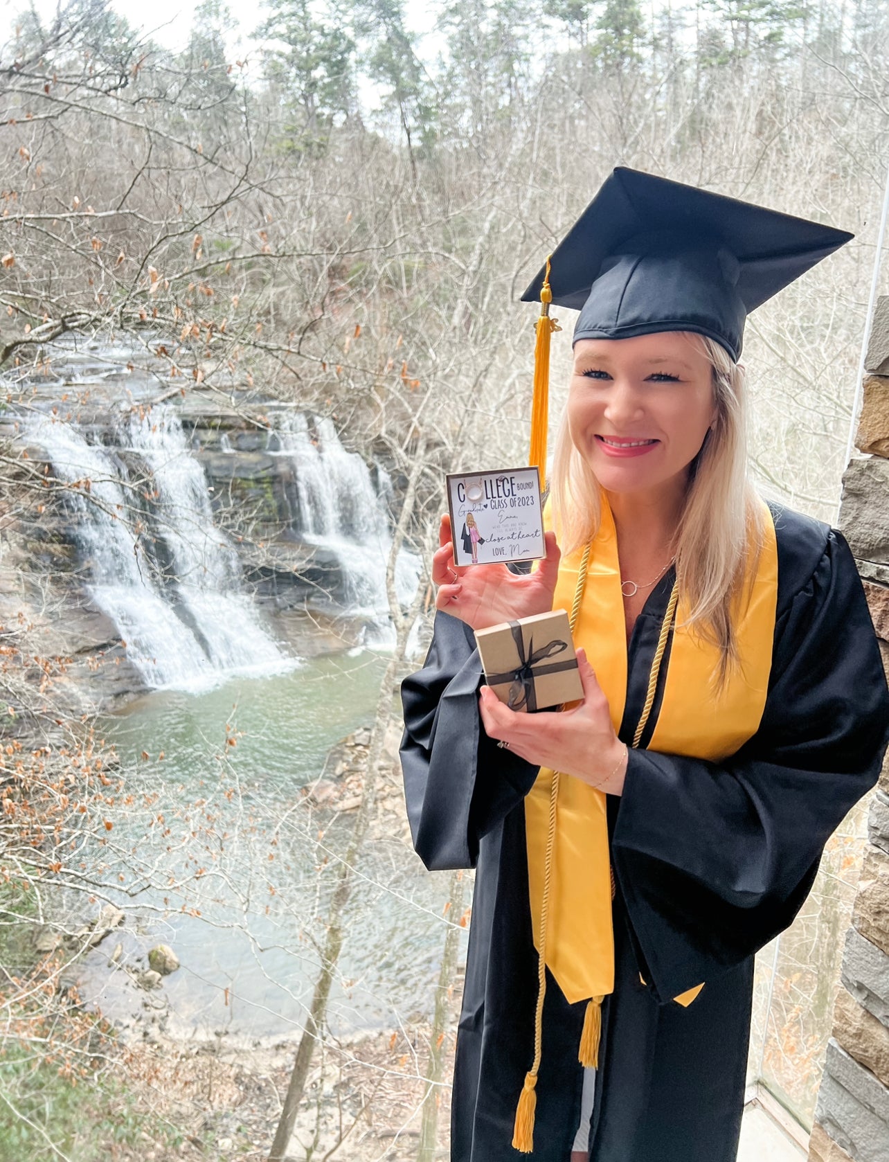 College Bound Graduation Gift! Circle Pendant Necklace – Love Leigh ...